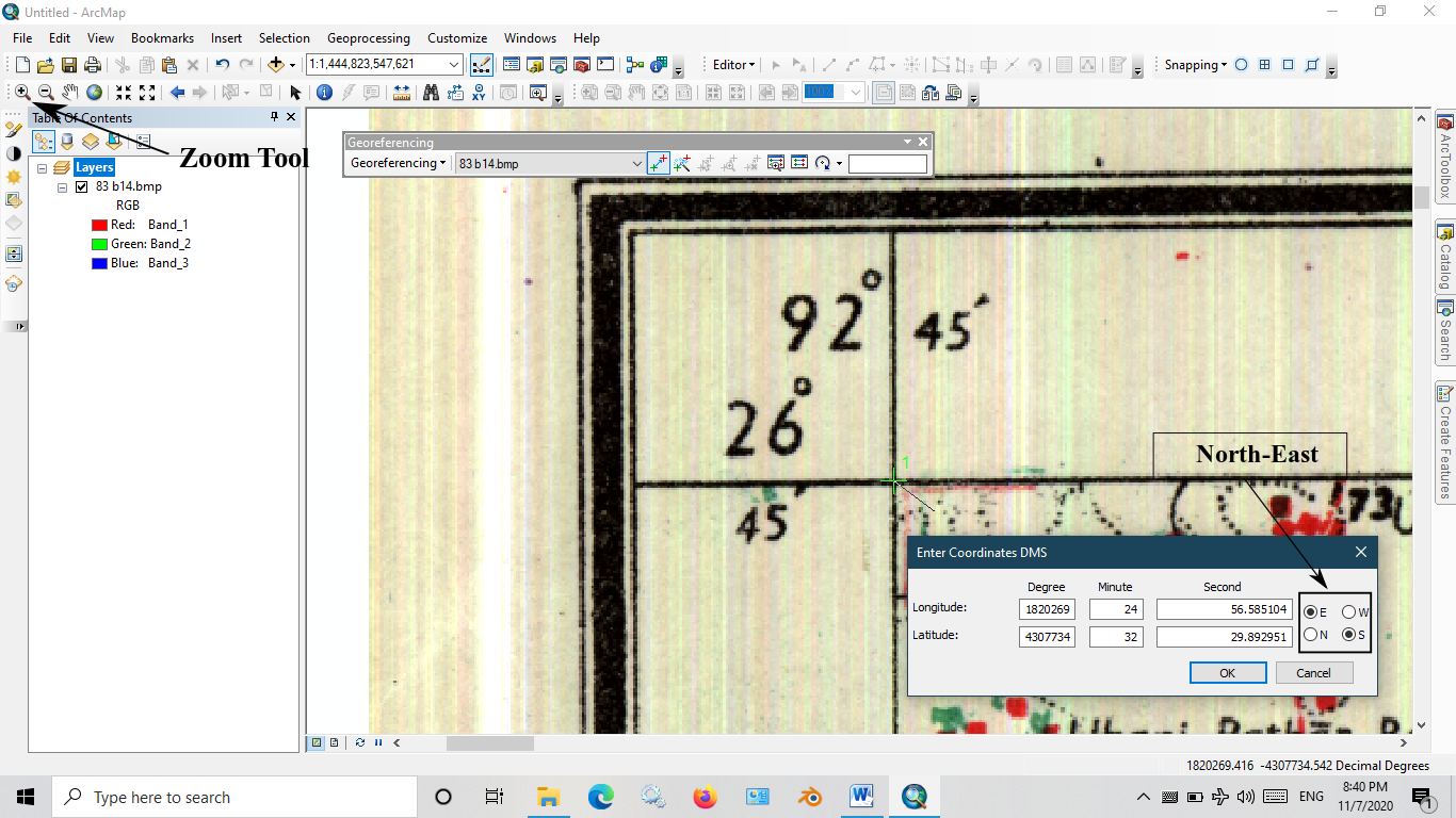 GIS BASIC: Georeferencing in gis | How to georeferencing in arcgis