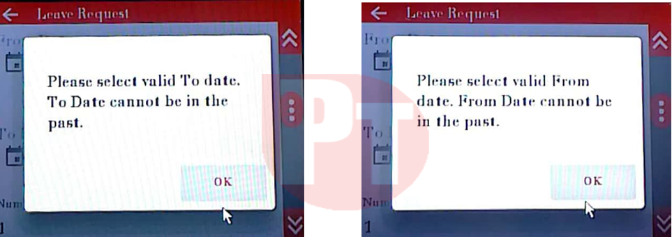 HR – Apply Leave using RICT Device