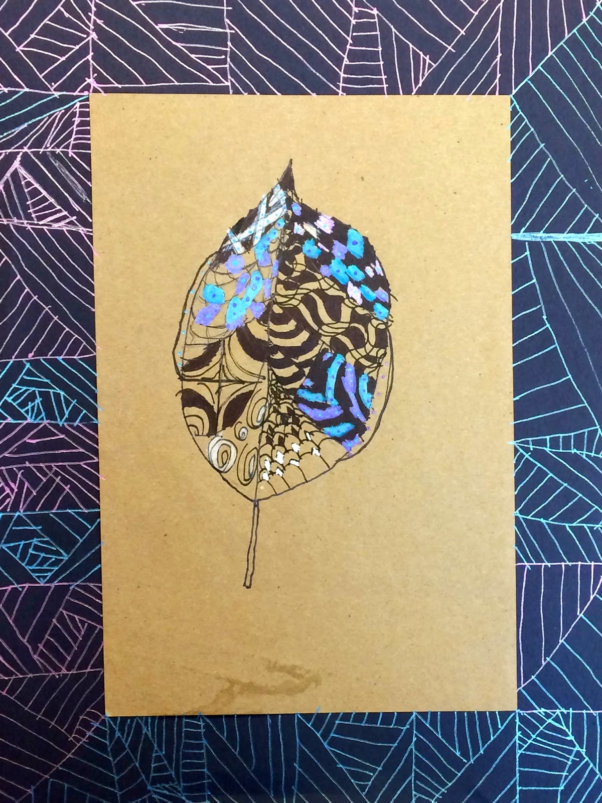 Artsy Miss Hatch: Two Pins, One Lesson. Fourth Grade Zentangles.