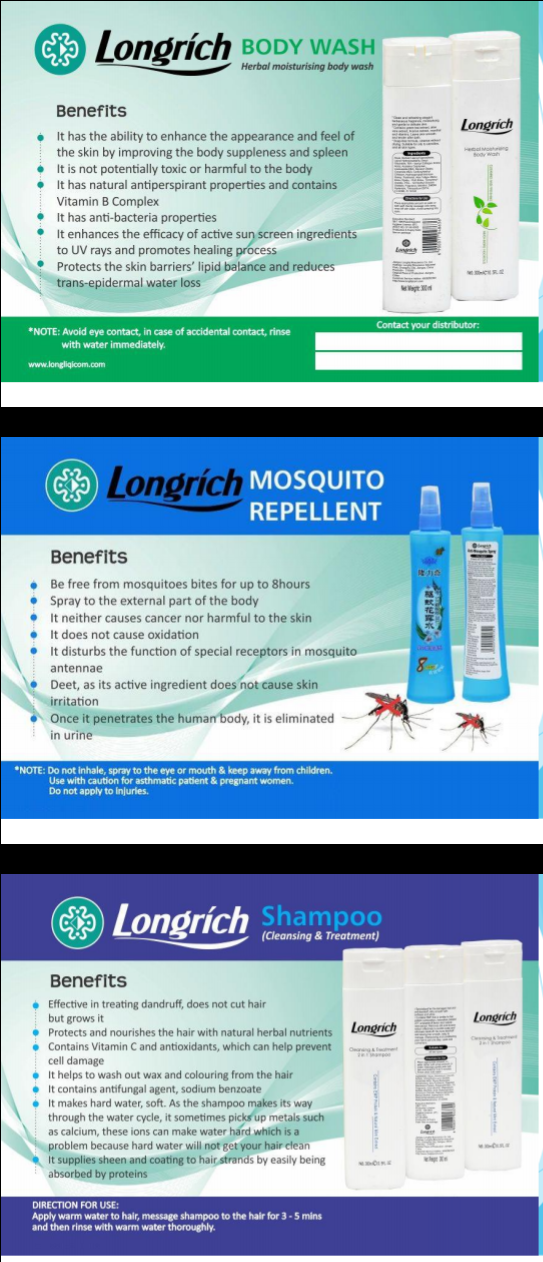 IMAGES OF SOME LONGRICH PRODUCTS