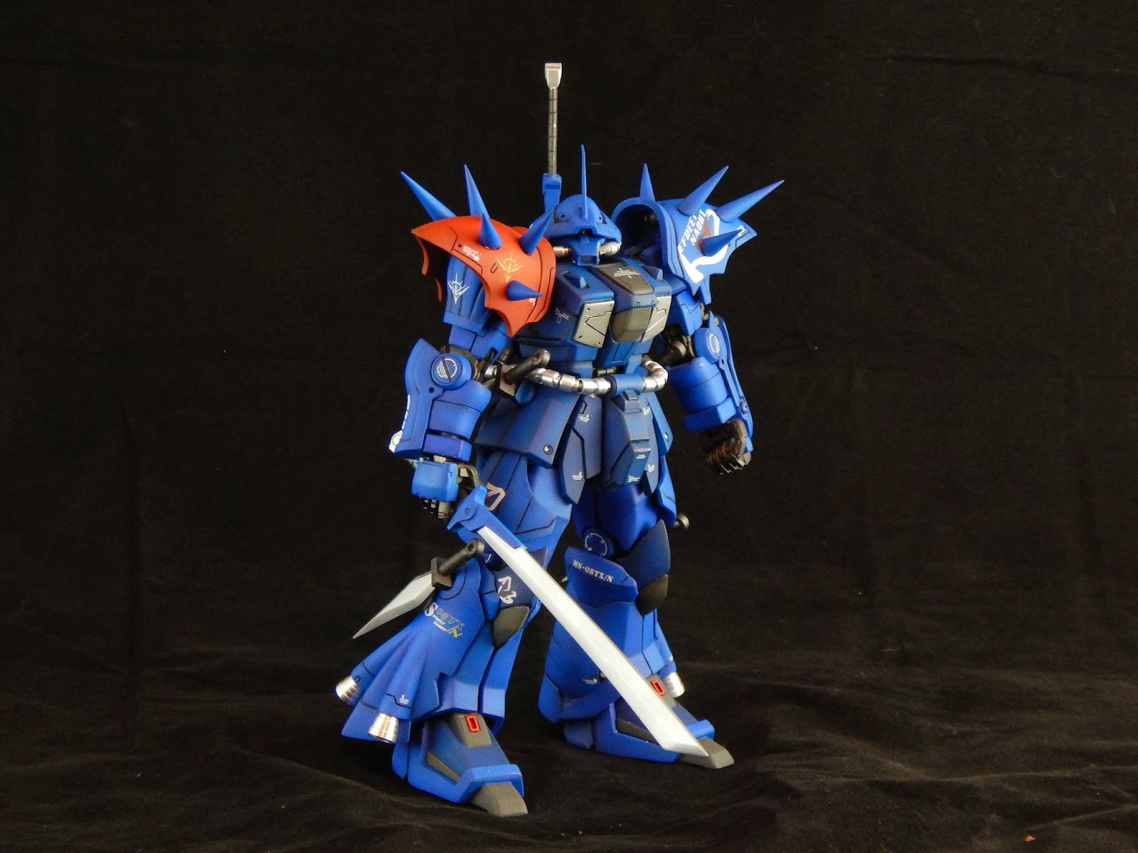 Gundams with Justinius: Master Grade Efreet Nacht Completed Gallery