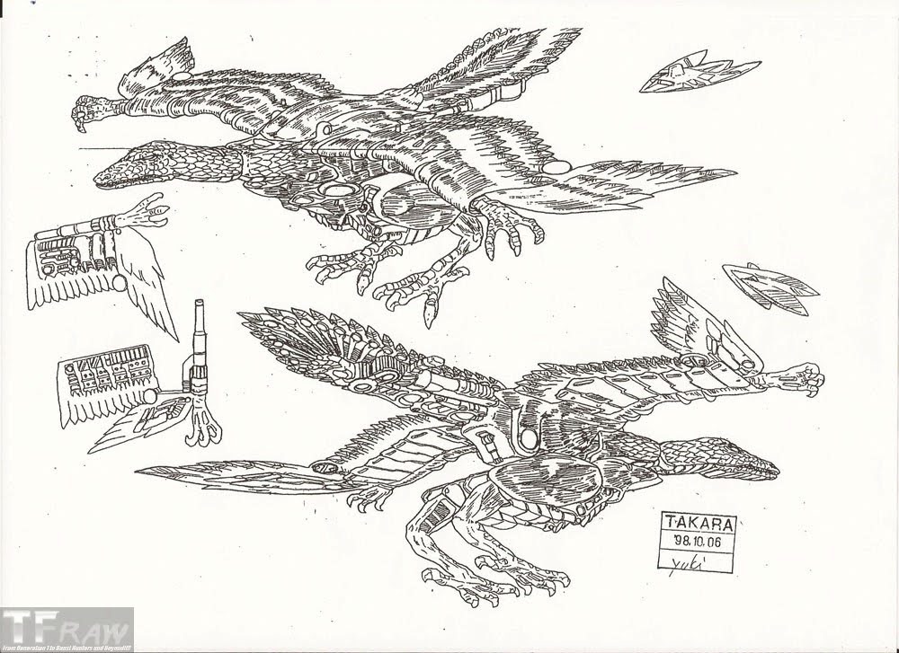 Beast Wars Neo Model Sheets