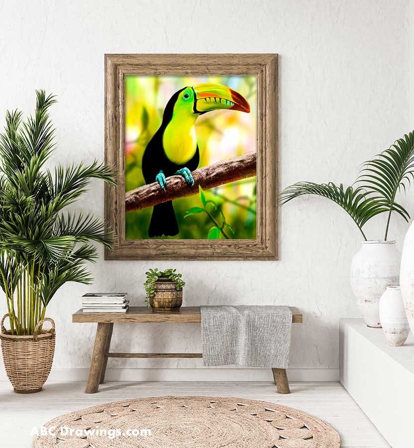 How to Draw a Realistic Toucan | Step-by-Step Video Tutorial for Kids