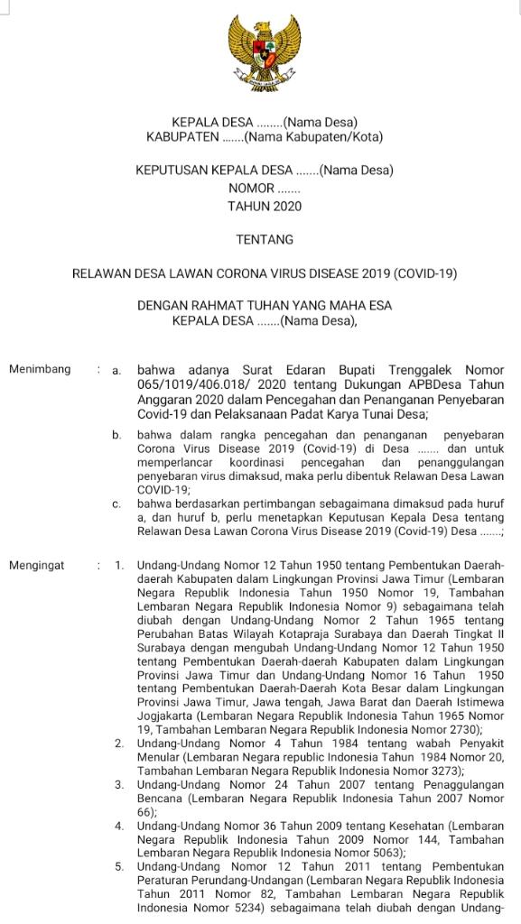 11+ Contoh Edikar Relawan Covid, Koleksi Spesial!