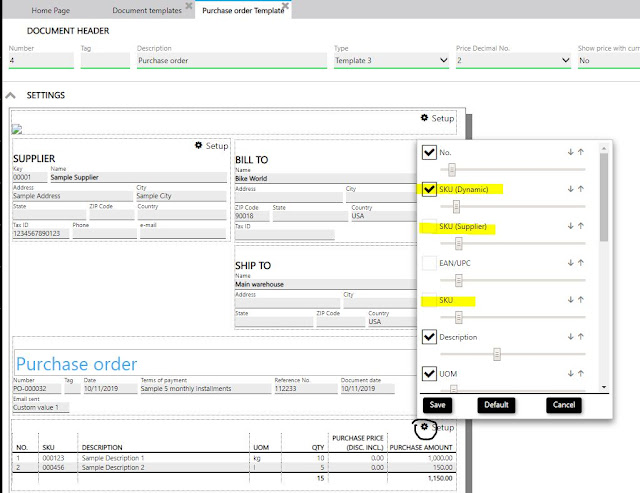Supplier-SKU-PO-printout