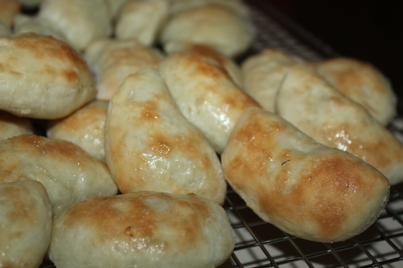 Sisters Luv 2 Cook: Baked Pyrizhky in Creamy Dill Sauce