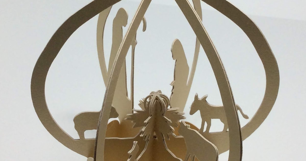 Papercrafts and other fun things: Nativity Christmas Ornament