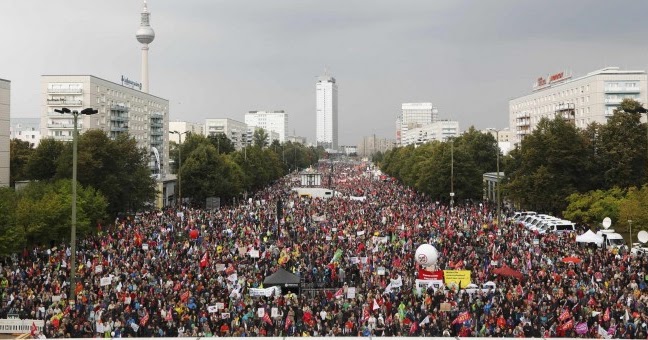 Jaque al Neoliberalismo: Cientos de miles de europeos protestan contra ... Jaque al Neoliberalismo: Cientos de miles de europeos protestan contra ...