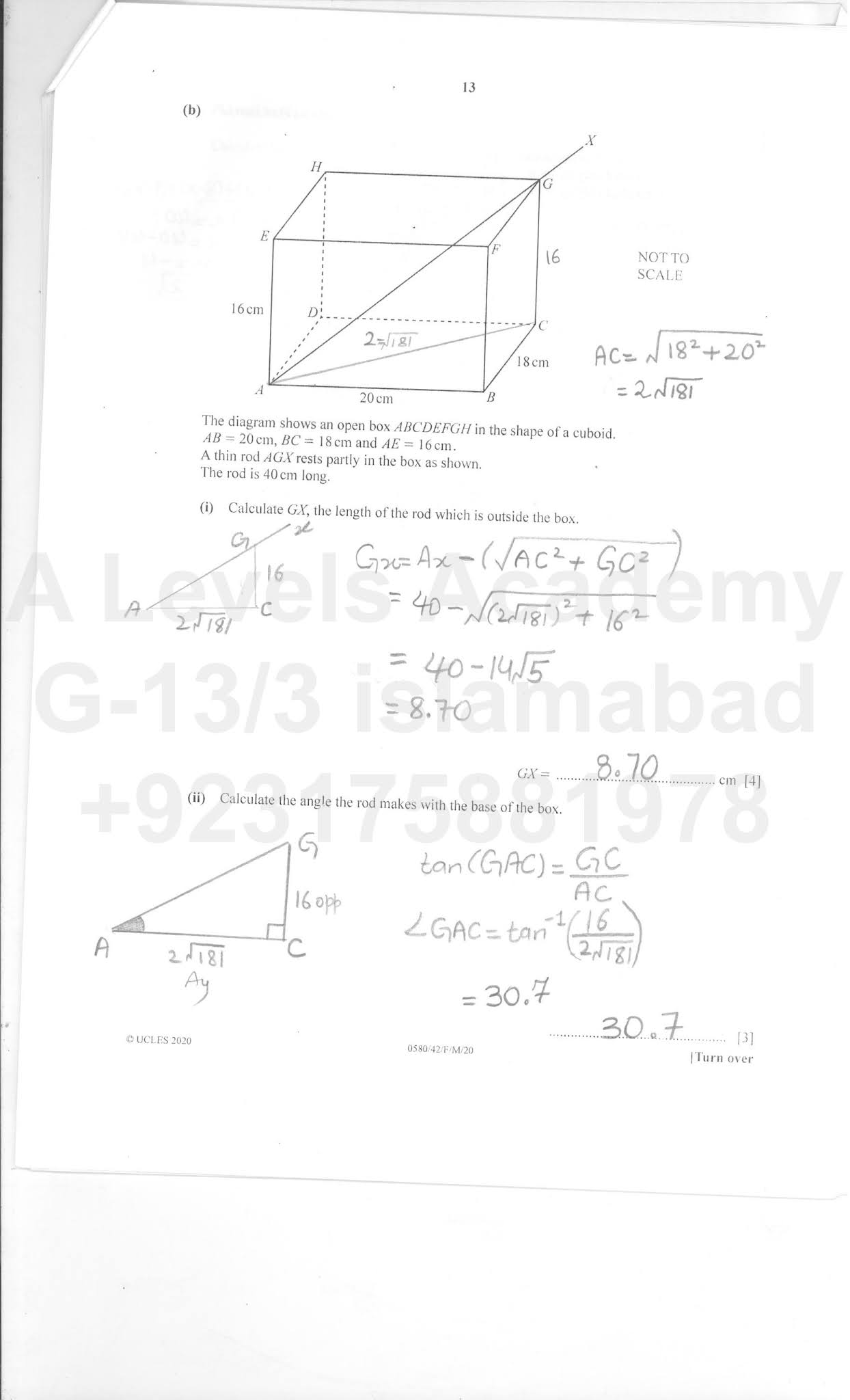 IGCSE Mathematics (0580) Solved Past Papers 2021-2004 Cell ...