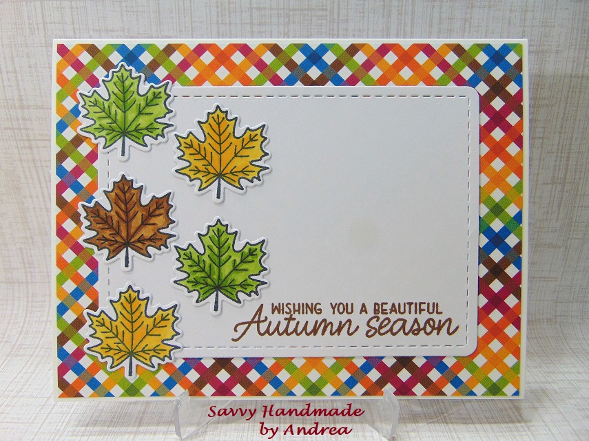 Savvy Handmade Cards: Autumn Season Card - TMS #573