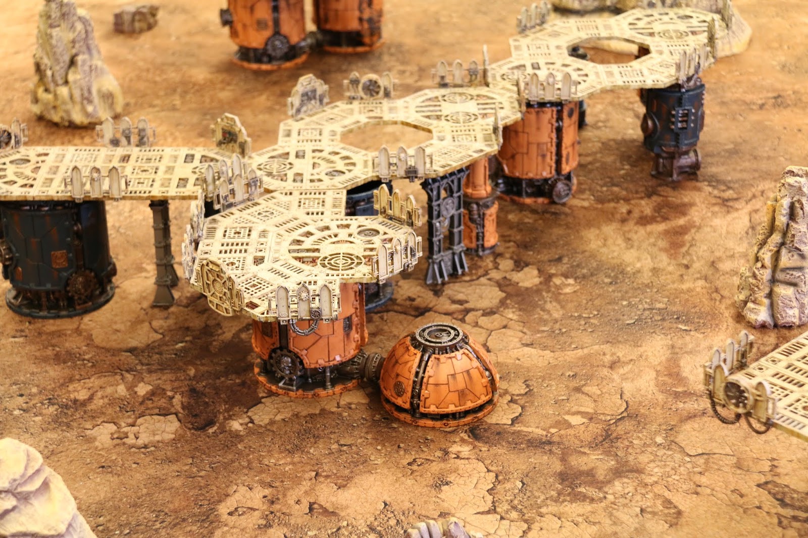 Terrain update: the Sector Mechanicus begins to take shape