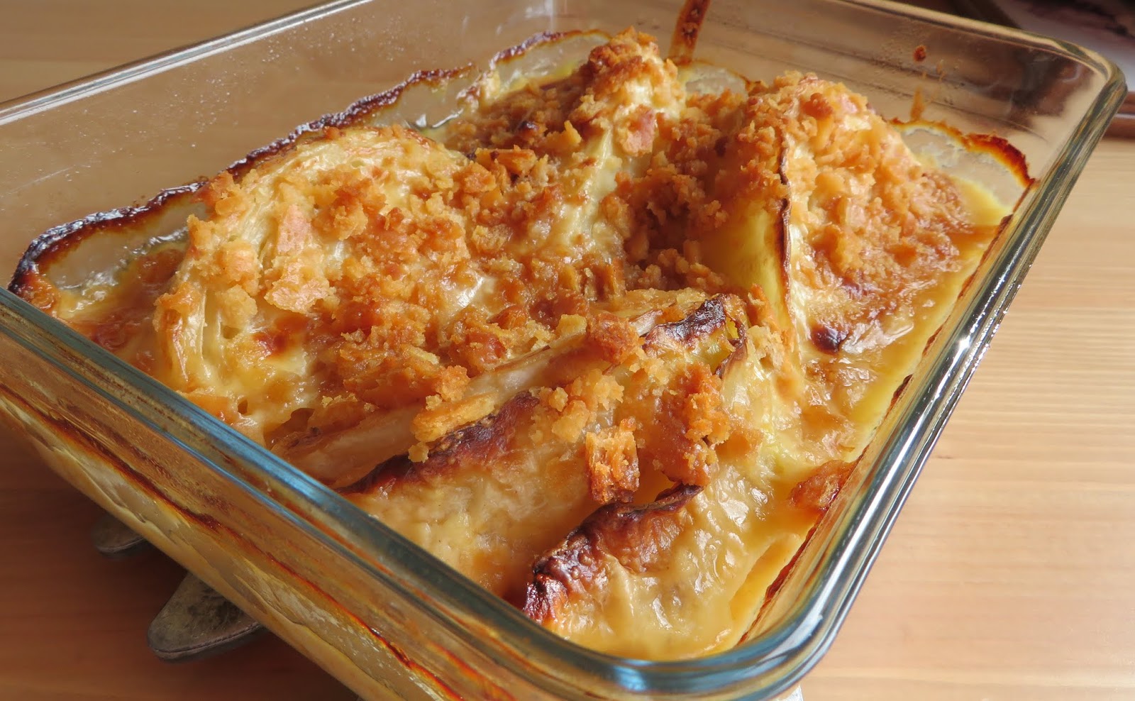 Cabbage, Cheese & Mustard Gratin for two | The English Kitchen
