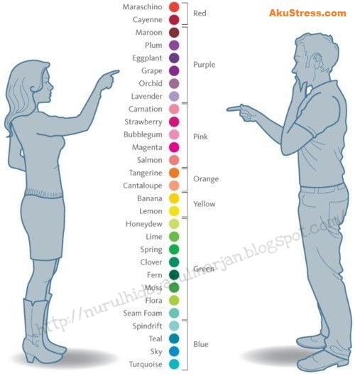 All About LIFE: Perbezaan lelaki dan wanita dalam melihat warna