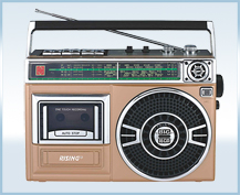 RISING Radio Cassette Recorder RISING