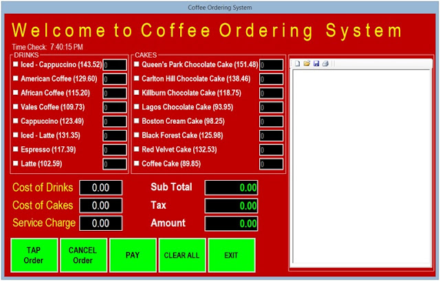 Creating a Simple Coffee Ordering System - code4dev
