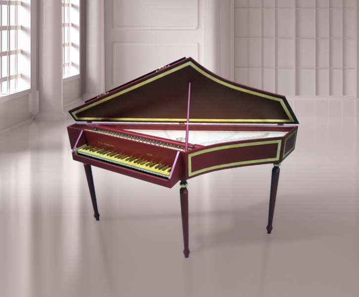 ESPINETA, CLAVE, CLAVICORDIO Y SALTERIO