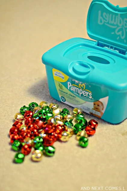 Jingle Bell Christmas Busy Box | And Next Comes L - Hyperlexia Resources