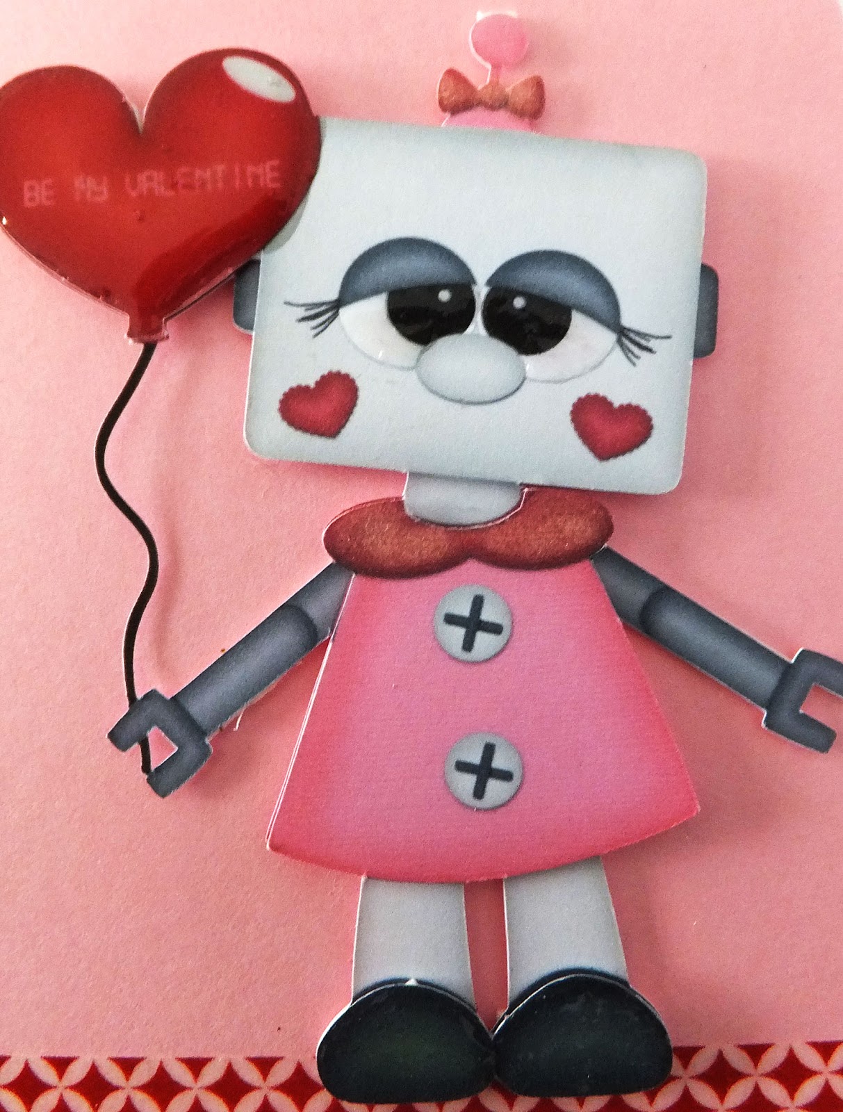 Paper Panacea: A cute little robot Valentine...
