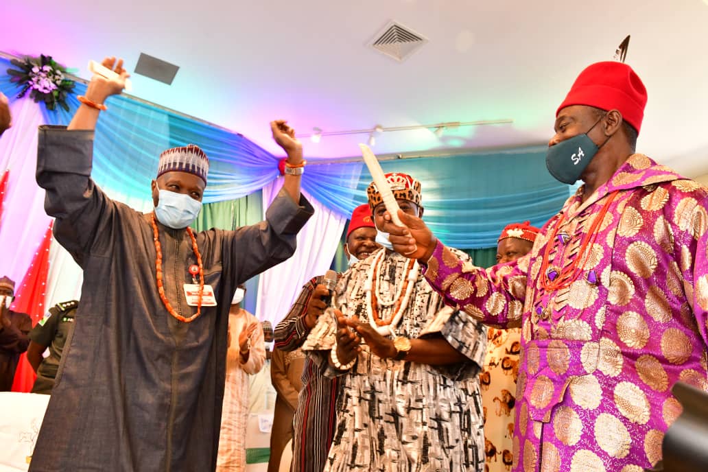 Governor Inuwa Yahaya Receives Igbo Community in Gombe on Solidarity Visit