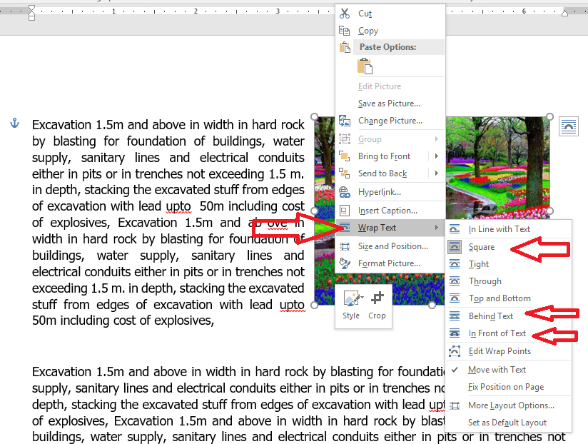 Learn New Things How To Wrap Picture Image On Text In MS Word Word learn-new-things-how-to-wrap-picture-image-on-text-in-ms-word-word