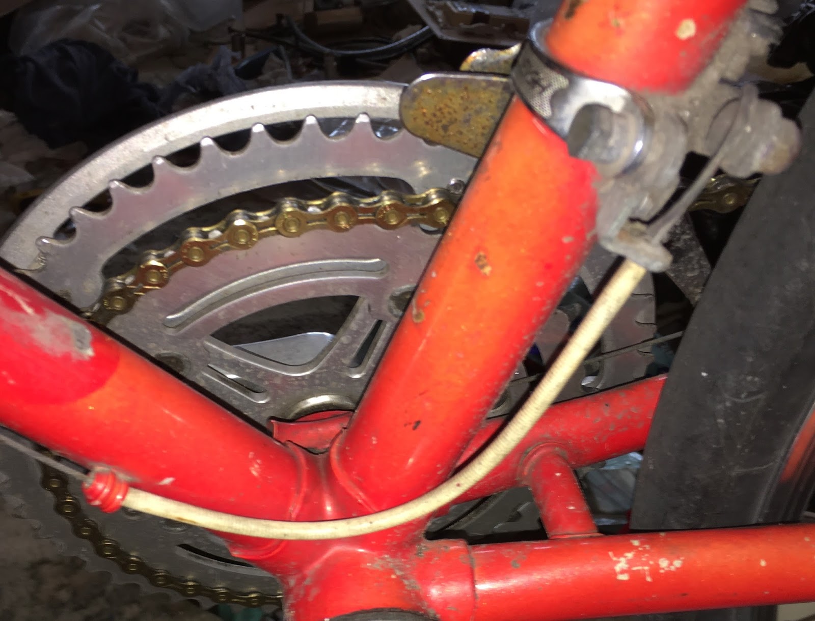 Baldy's Panabloga: Raleigh/Carlton Grand Prix: Replacing Gear Cables ...