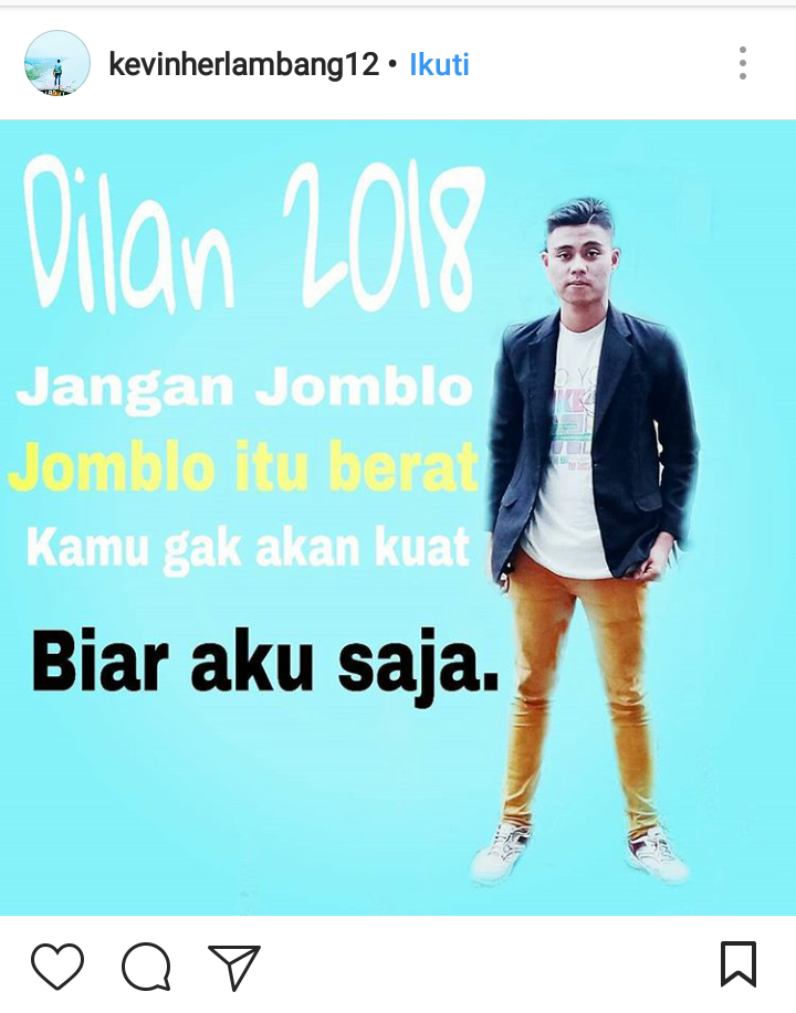 10 Meme 'Rindu Itu Berat' dalam Film Dilan Kocak Abis