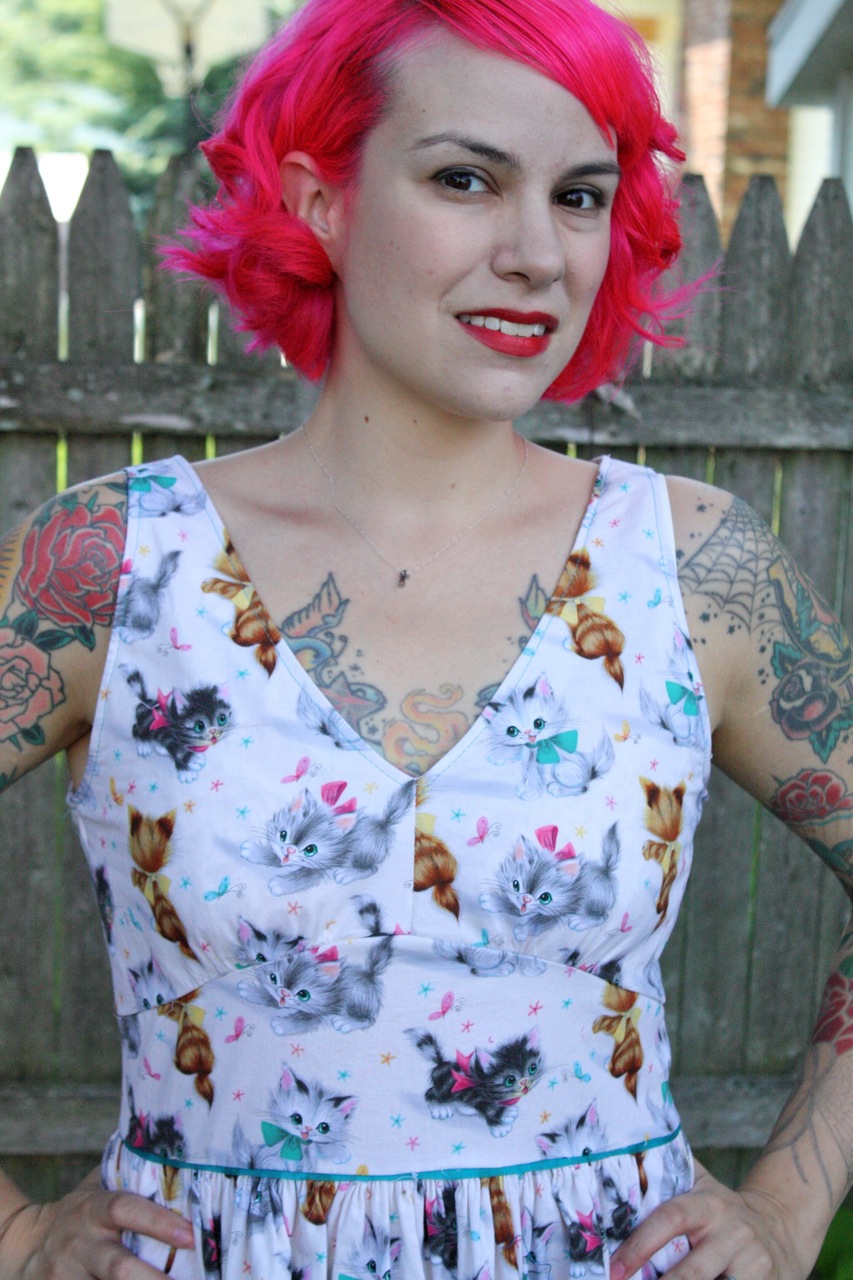 Gertie's New Blog for Better Sewing: Kitty Cat Dress