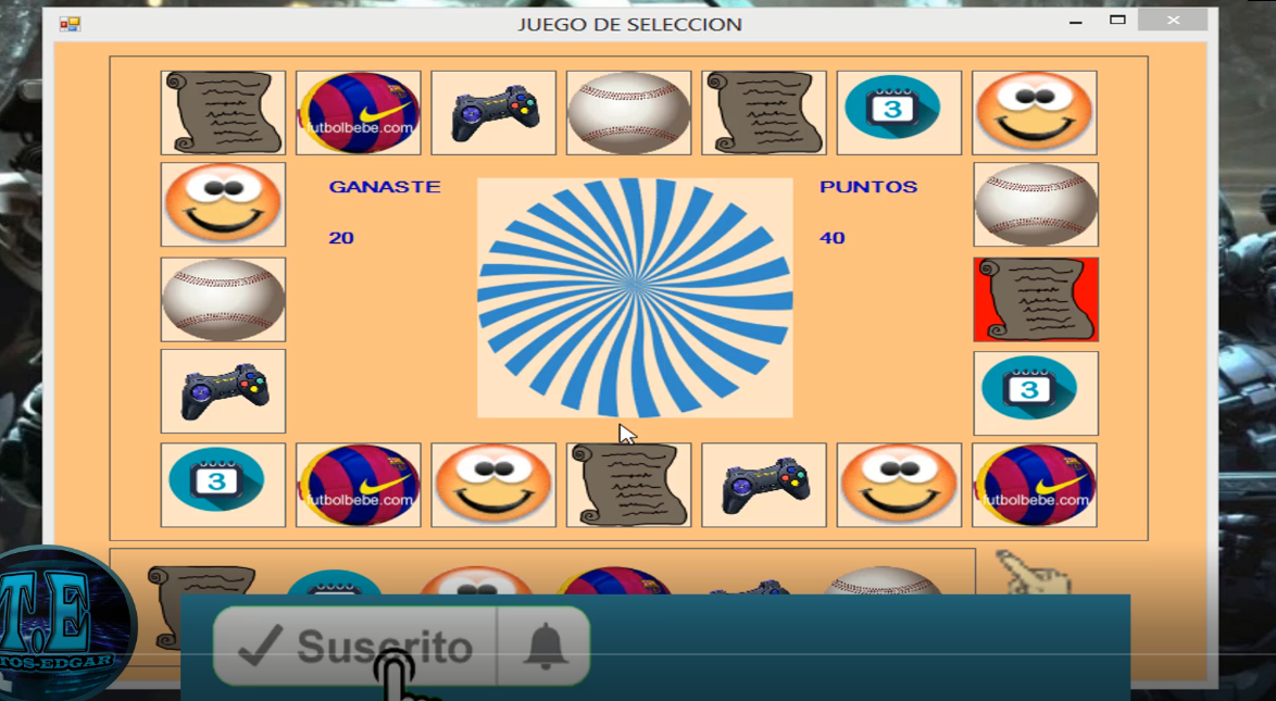 TUTOS-EDGAR: como programar juego de ruleta en visual basic