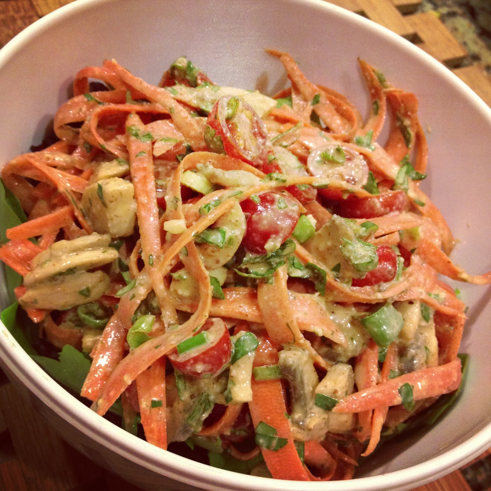 The Split Plate: Day 5: Carrot as a Pasta Alternative!?