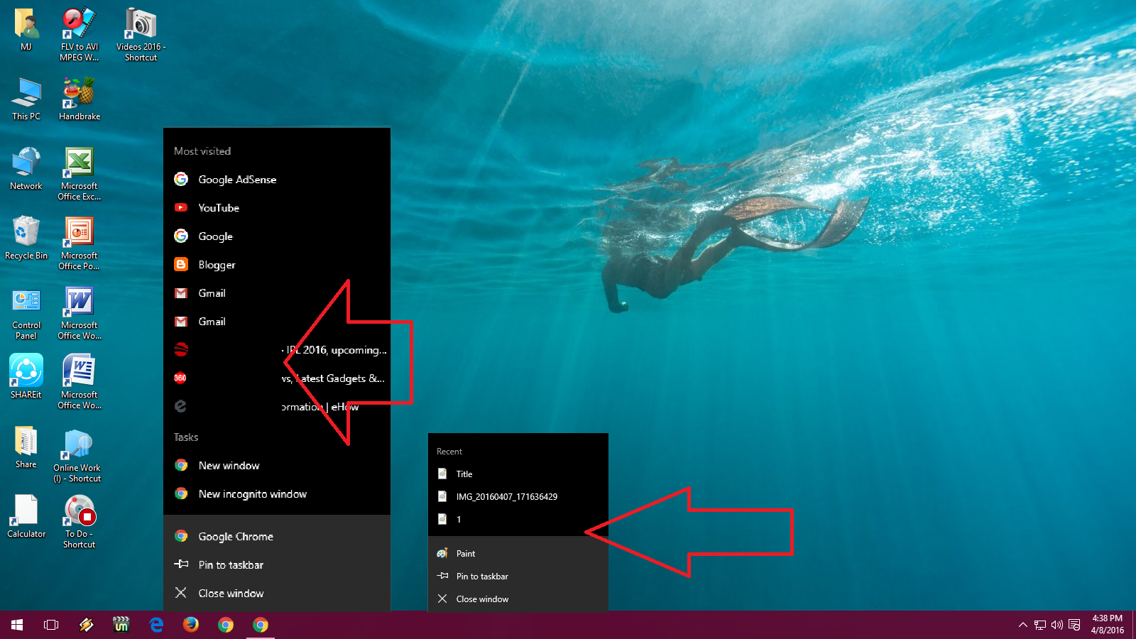 Learn New Things How To Clear Stop Recent Items From A Jump List In learn-new-things-how-to-clear-stop-recent-items-from-a-jump-list-in