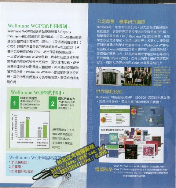 臺北市立大健保藥師藥局: [衛教資料] Wellmune wgp(R) 酵母葡聚多醣體 ？美安？