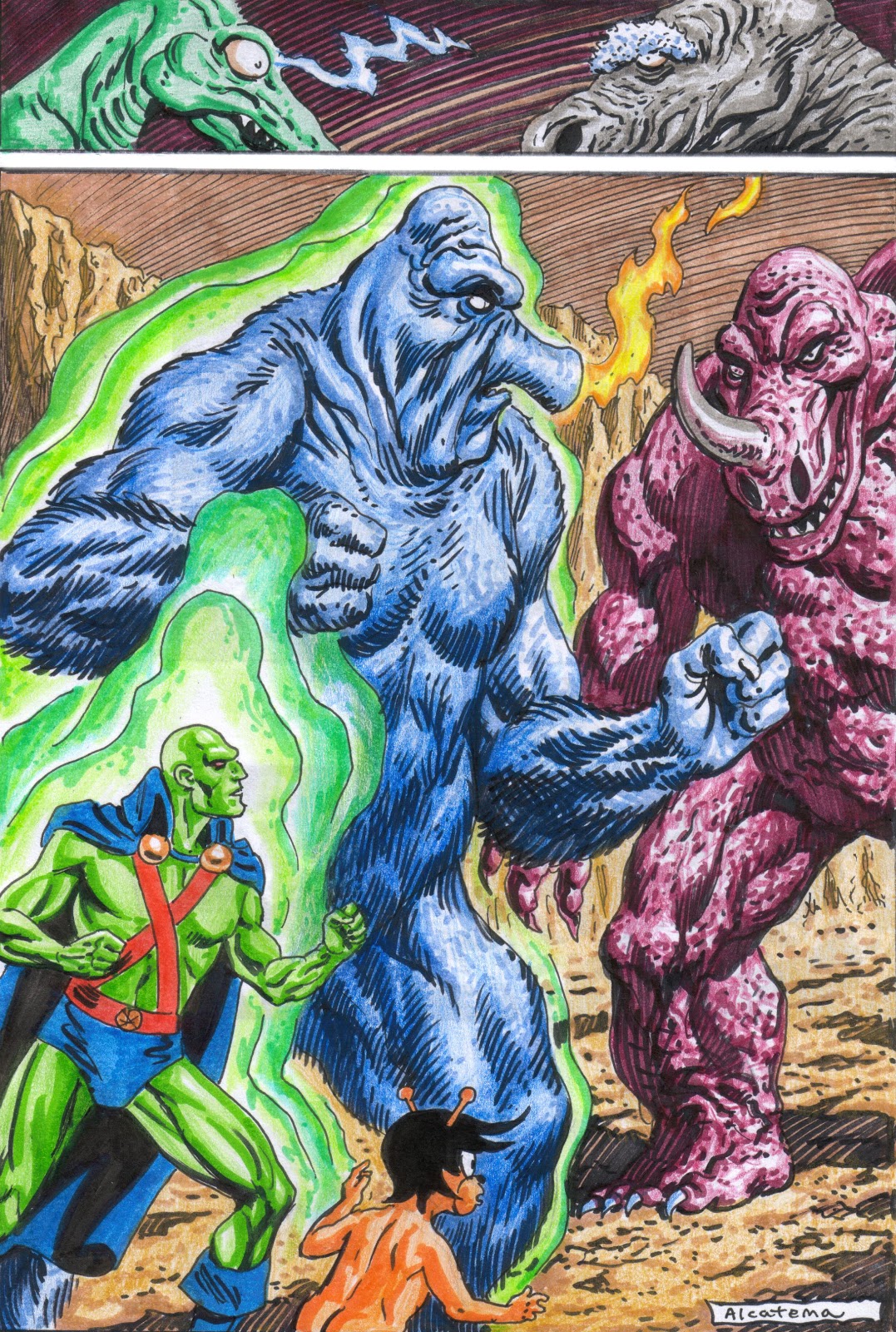 Superheroes x alcatena: El Detective Marciano / Martian Manhunter