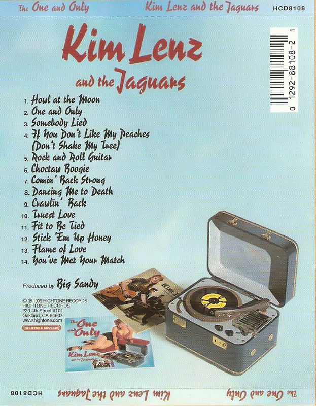 ENTRE MUSICA: KIM LENZ & HER JAGUARS - The One And Only (1999)