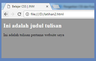 Pengertian Css Dan Fungsi Css Pada Sebuah Website - Java Media Kita