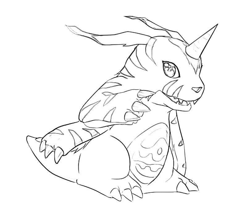Gabumon Profil | How Coloring