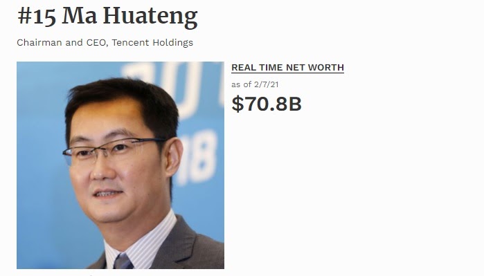Kisah sukses Ma Huateng, pendiri Tencent - Penamorf