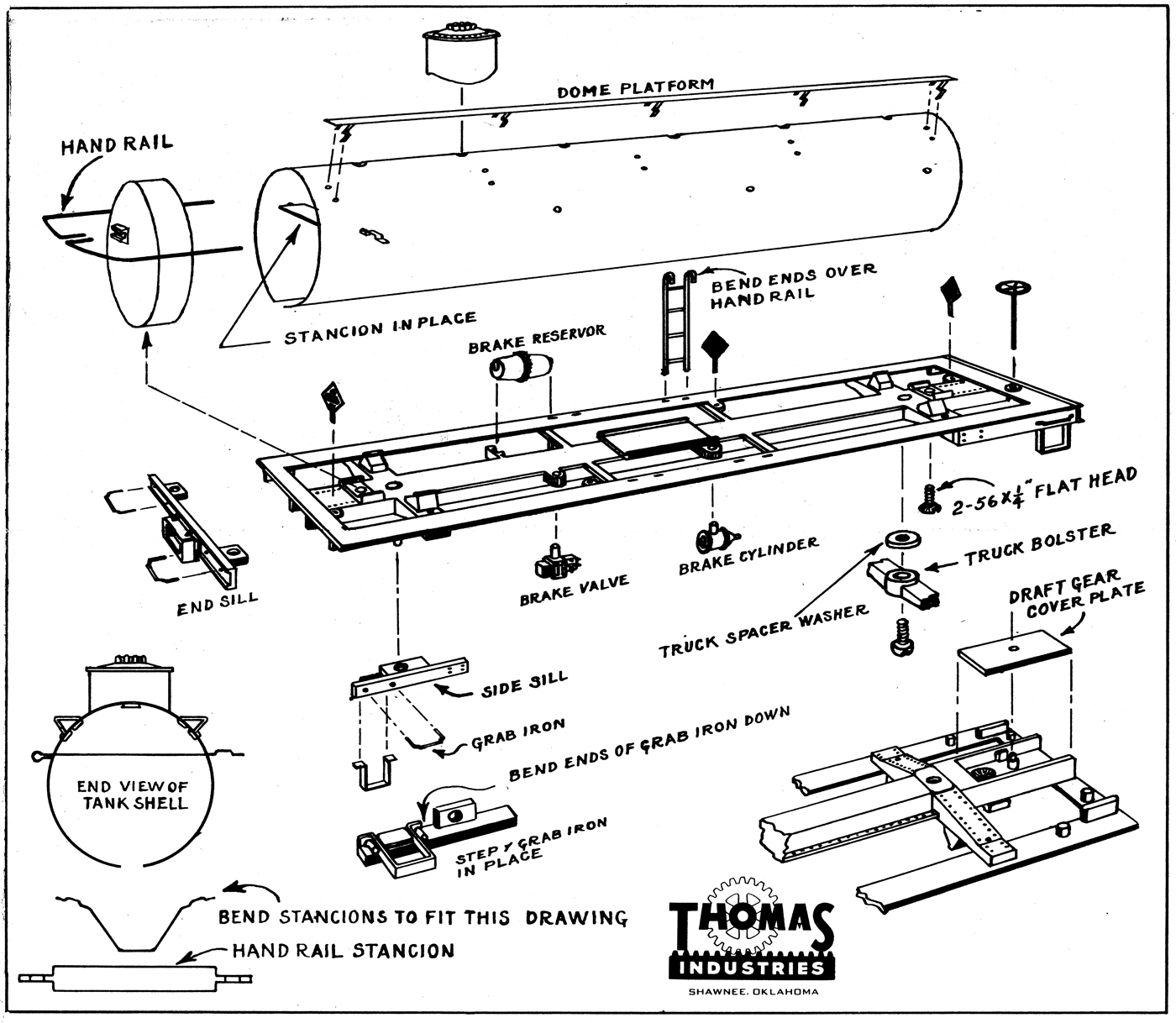 modeling the SP: Thomas Industries HO scale tank cars