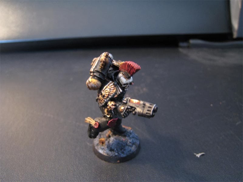 Space Marine Chaplain Conversion Finished! - Crimson Minotaur with ...