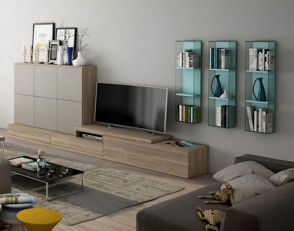 45+ Amazing Wall Storage Items For Your Contemporary Living Room - Home ...