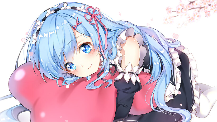 Rem, Long Hair, Re:Zero, 4K, #4.2782 Wallpaper PC Desktop