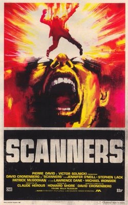 cult movie posters: SCANNERS (1981)