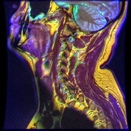 Nevit's blog: Color MRI of the Cervical Spine