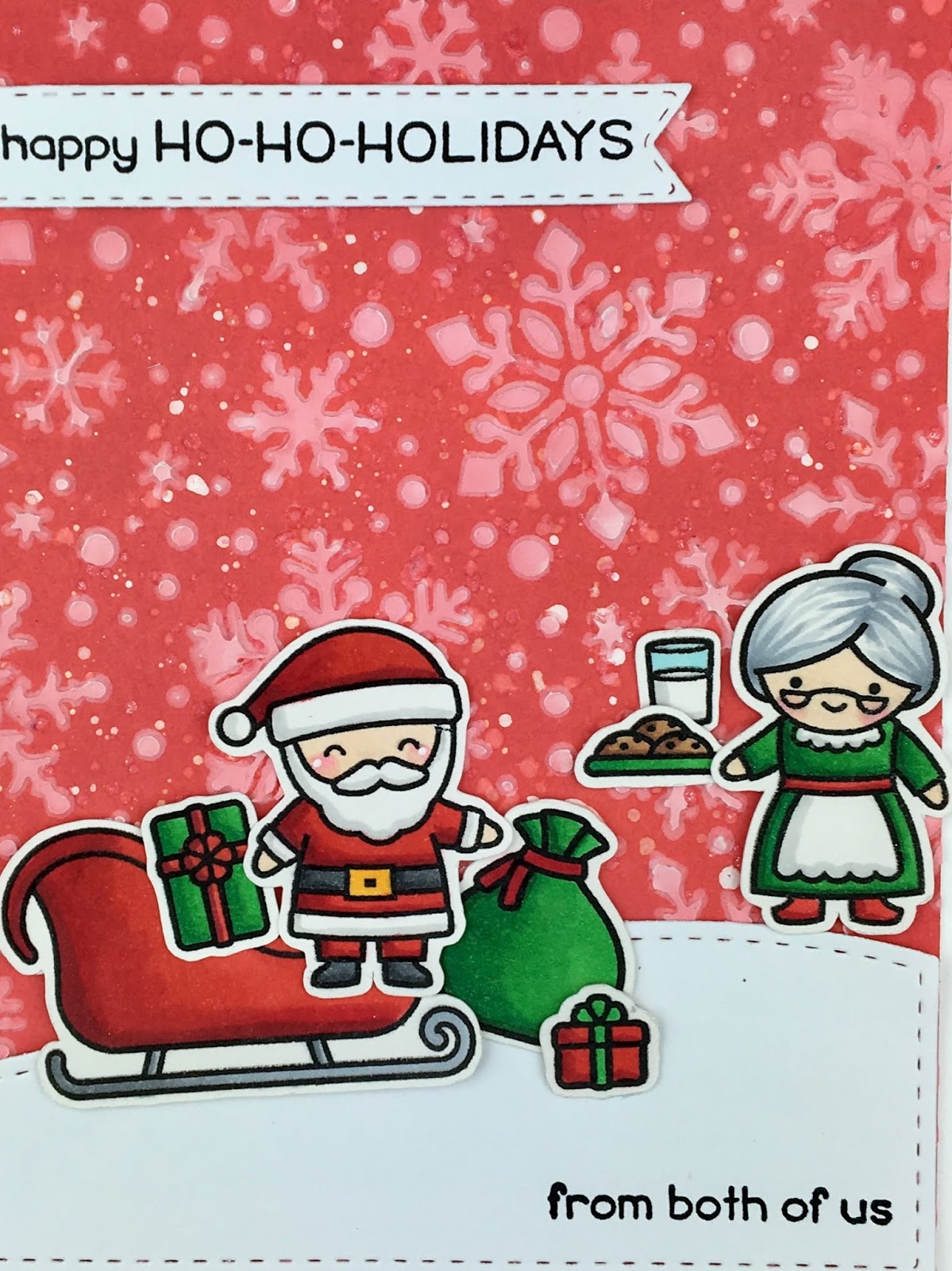 Made By Meghan K: Happy Ho-Ho-Holidays From the Both of Us