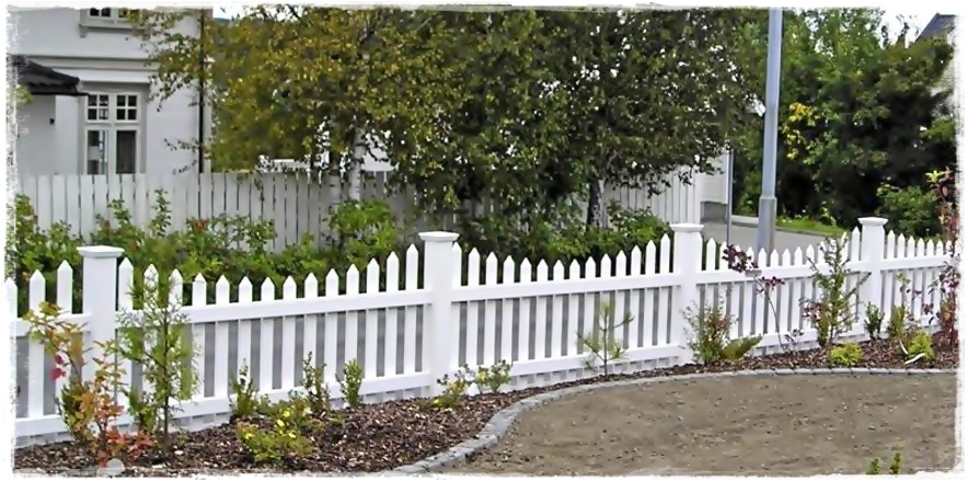 MissMette: Hvitt stakittgjerde…