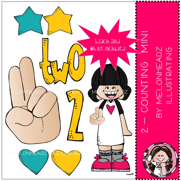 2 - Counting clip art - Mini