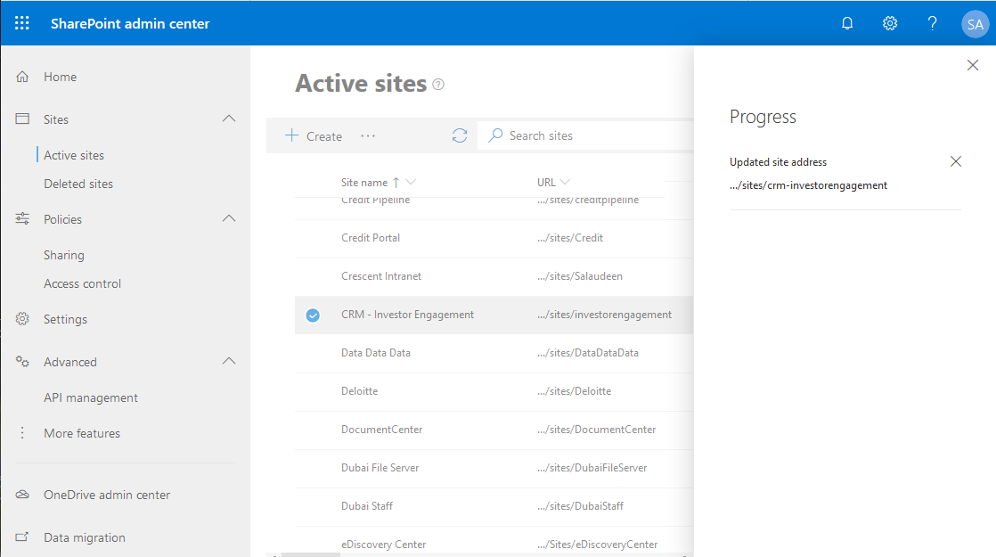 SharePoint Online: Change Site Collection URL using PowerShell ...