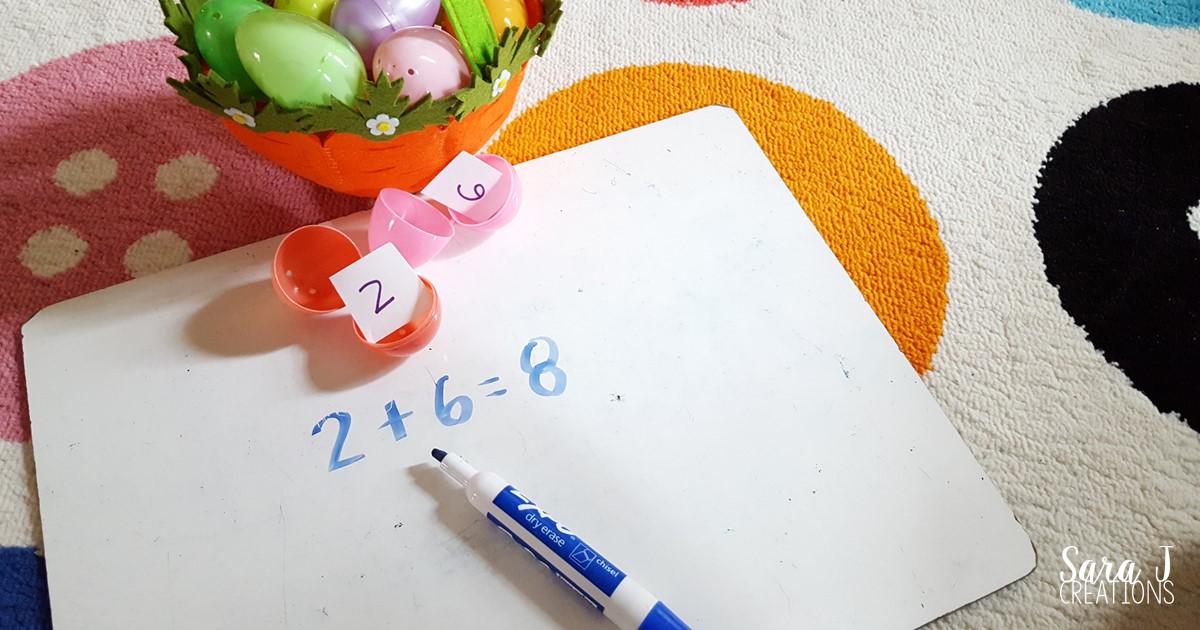 Easter Egg Math Practice | Sara J Creations