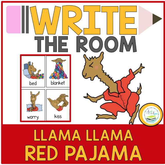 LLAMA LLAMA RED PAJAMA WRITE THE ROOM Book Units By Lynn llama-llama-red-pajama-write-the-room-book-units-by-lynn