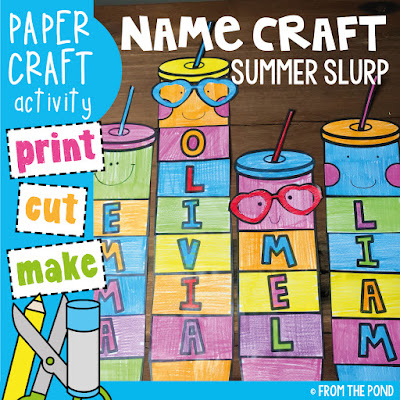 Summer Name Craft | From the Pond