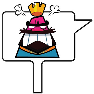 Ideias Decoração de Festa Clash Royale (PNG)